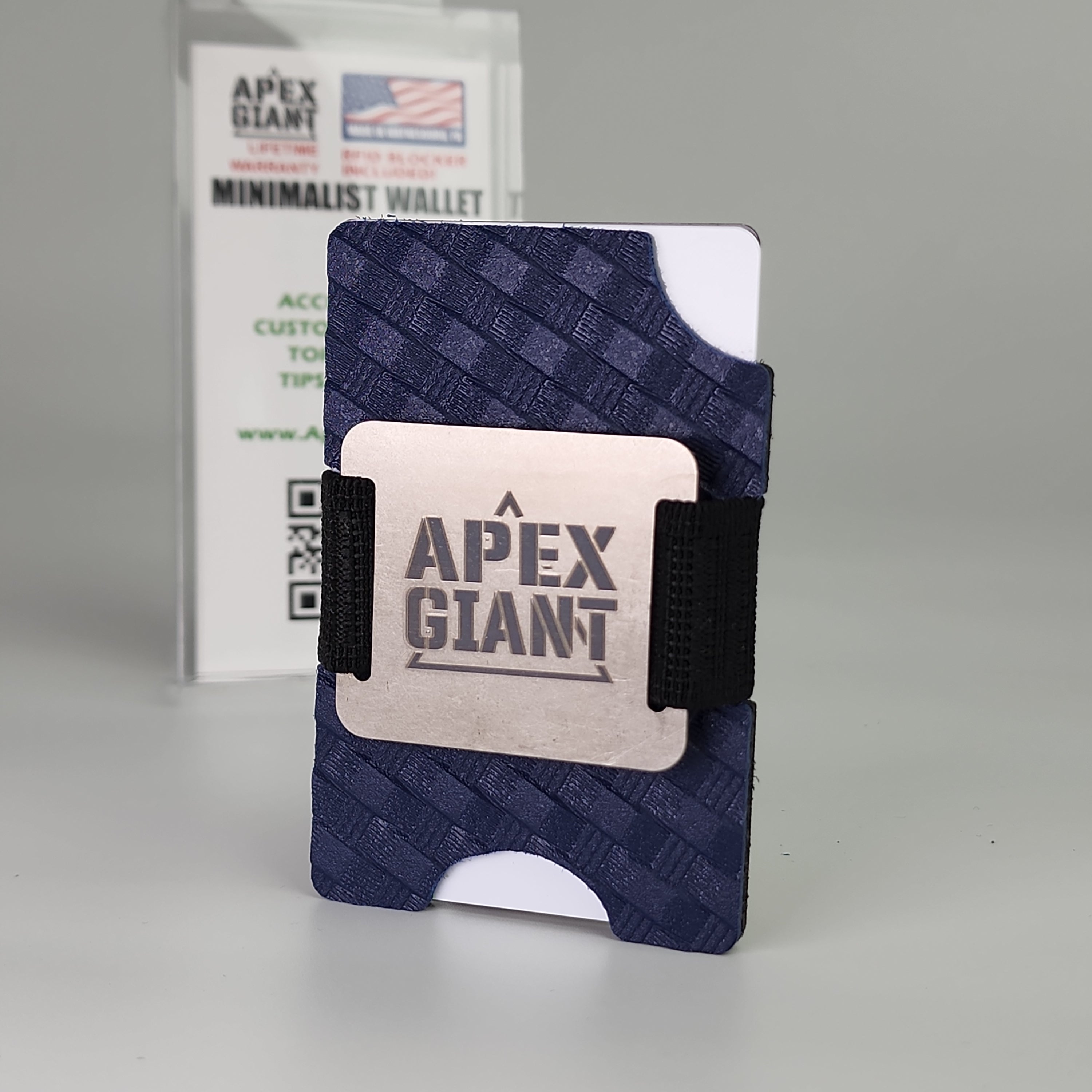 Wallet - Basket Weave Police Blue - APEX GIANT – SCY-Dist.com
