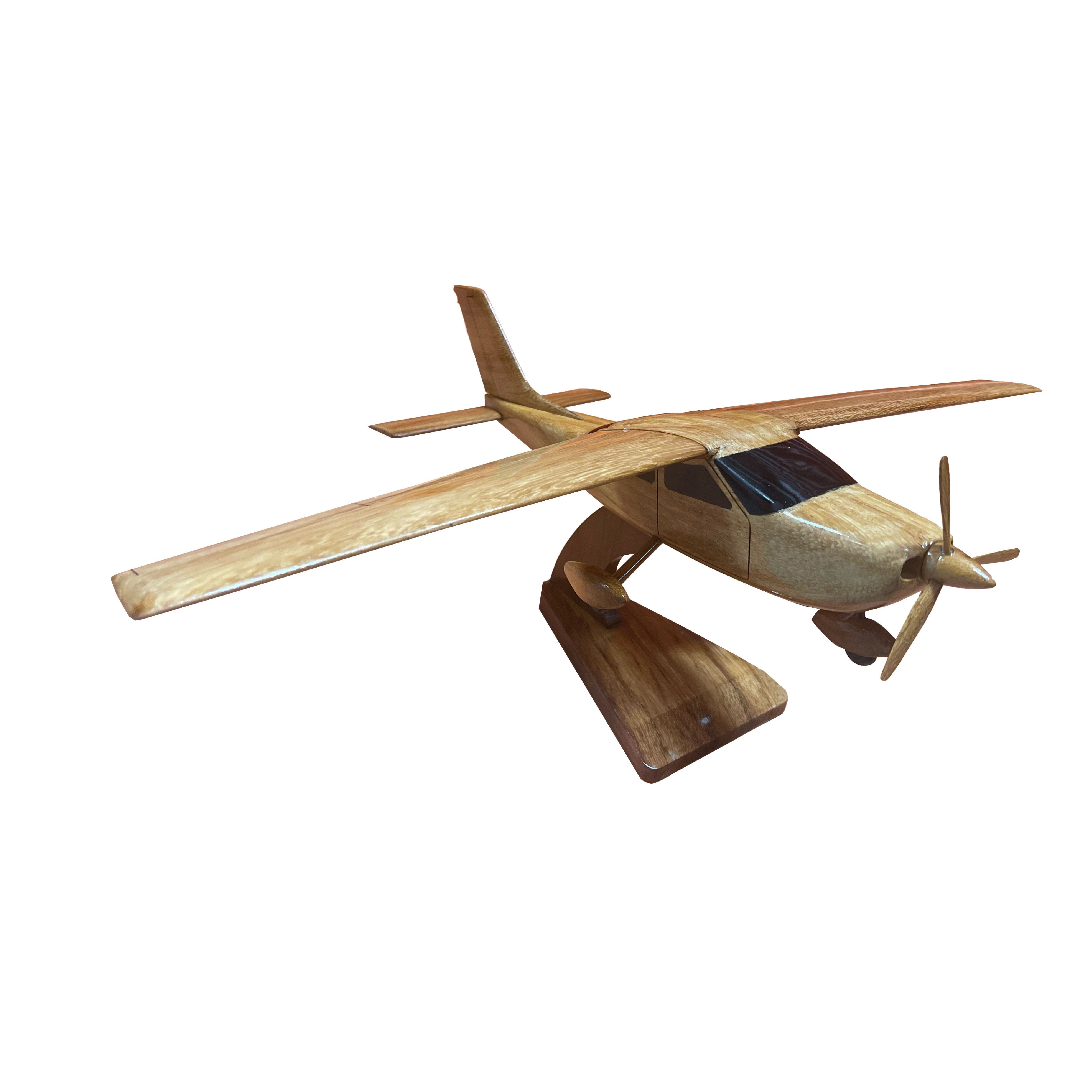 Cessna 177 Cardinal Mahogany Wood Desktop Airplanes Model. – SCY-Dist.com