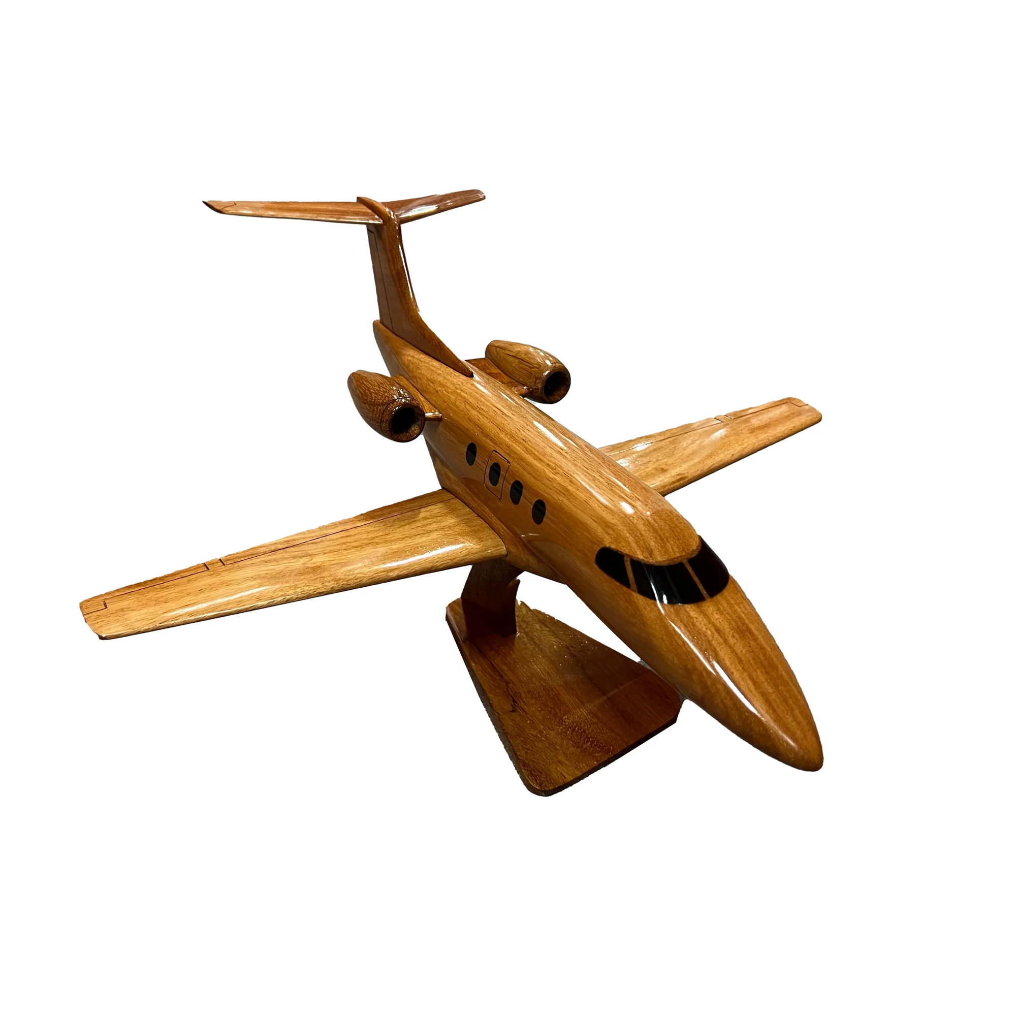Embraer Phenom EV-100 ( EV100 ) Mahogany Wood Desktop Airplane Model ...