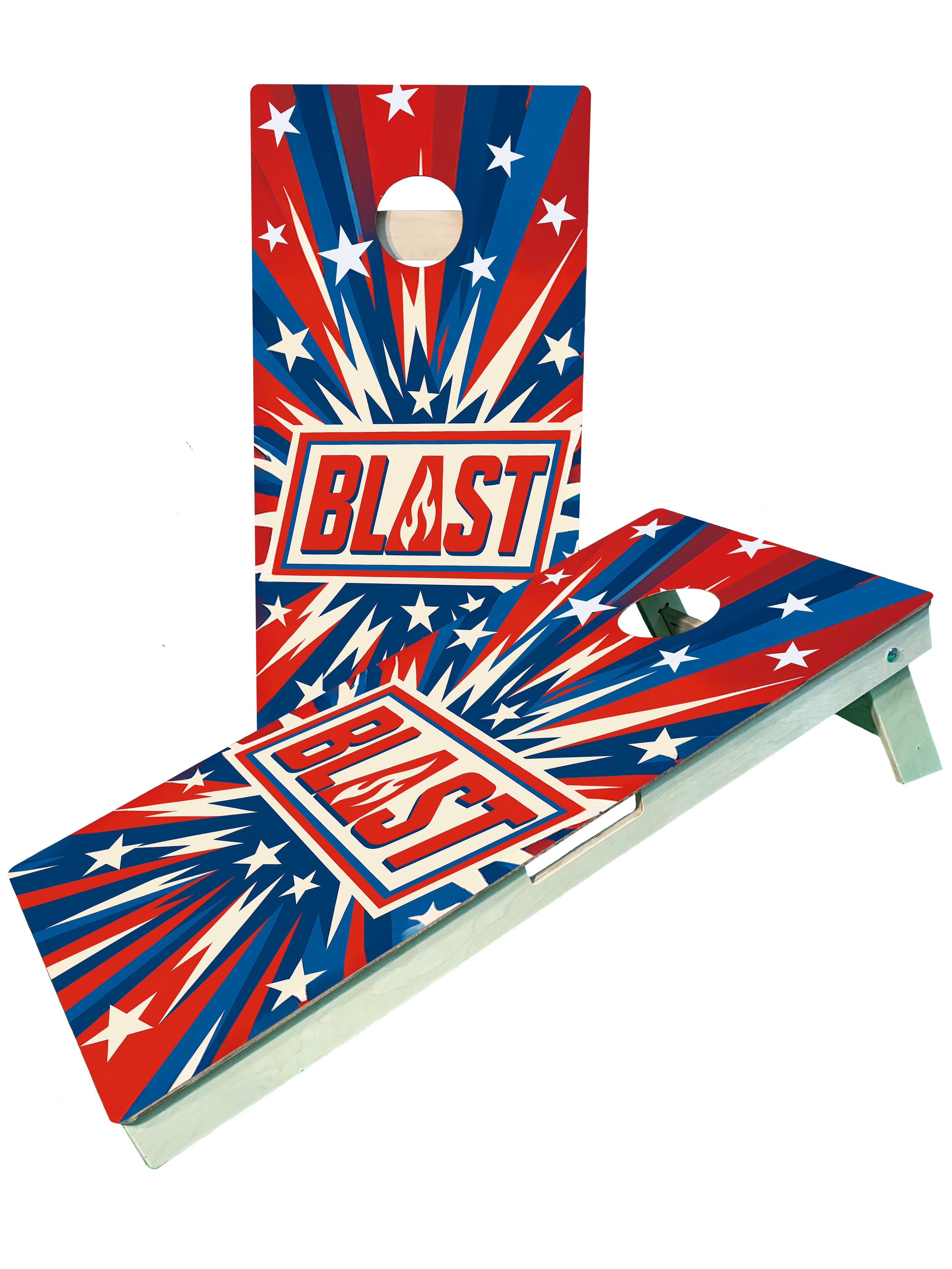 Blast Logo- USA Fireworks Cornhole Boards – SCY-Dist.com